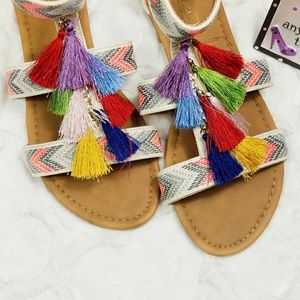 Yoki | Shoes | Colorful Yoki Bohemian Sandals Nwob | Poshmark